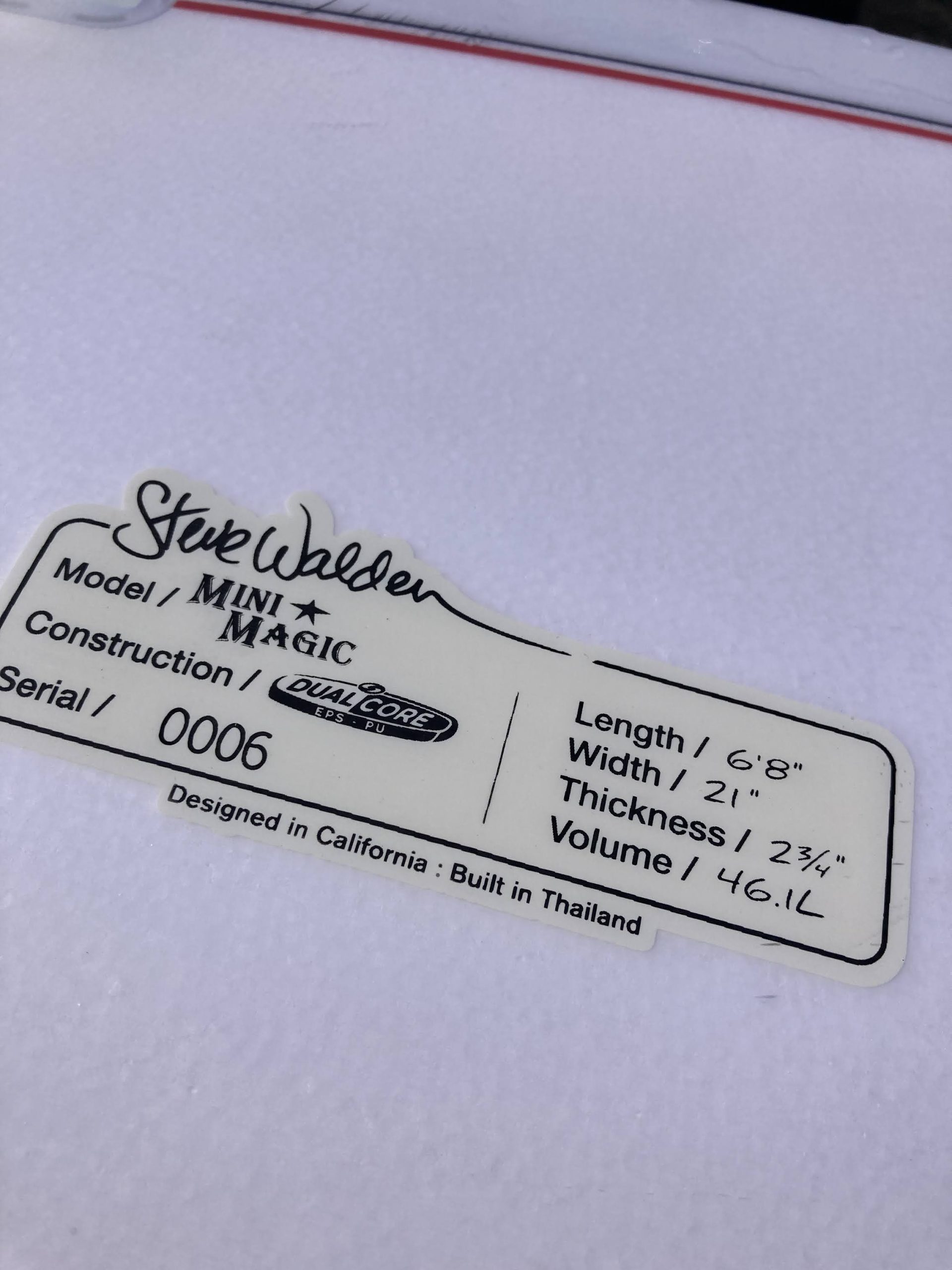 2023 WALDEN MINI MAGIC 6'8" - Ripper＜リッパー＞